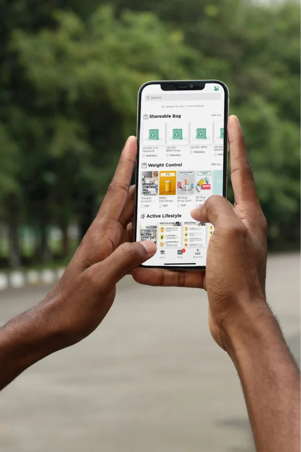 Using the IT WORKS! App on-the-go.